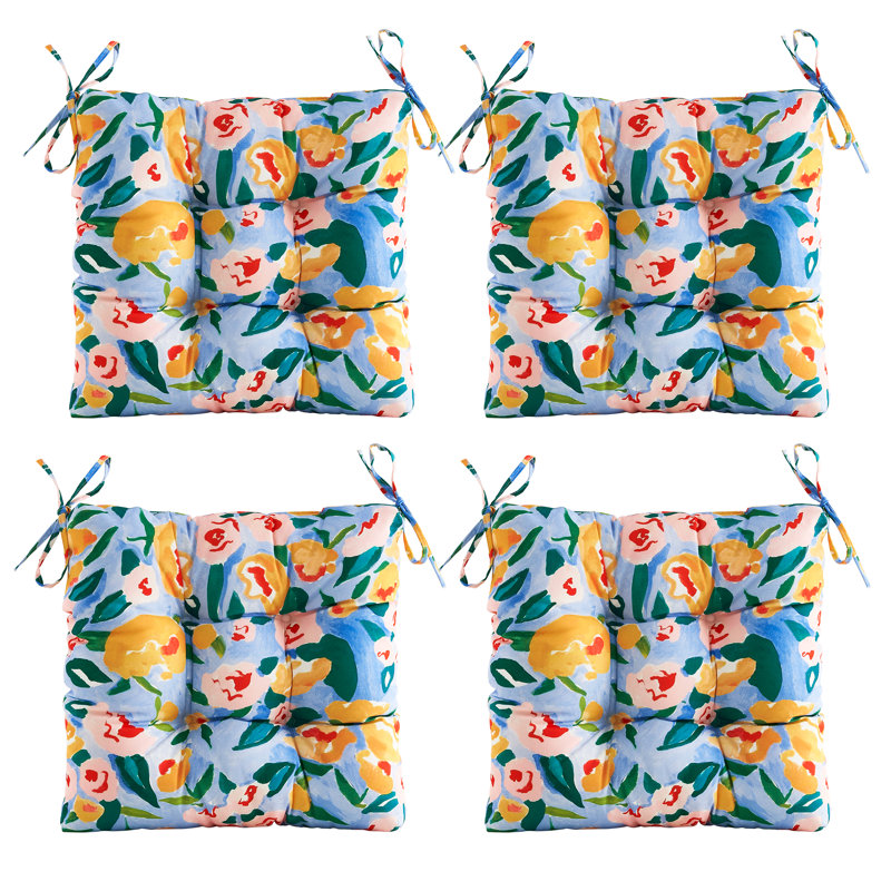 Winston Porter 4 Piece Outdoor Seat Cushion Wayfair